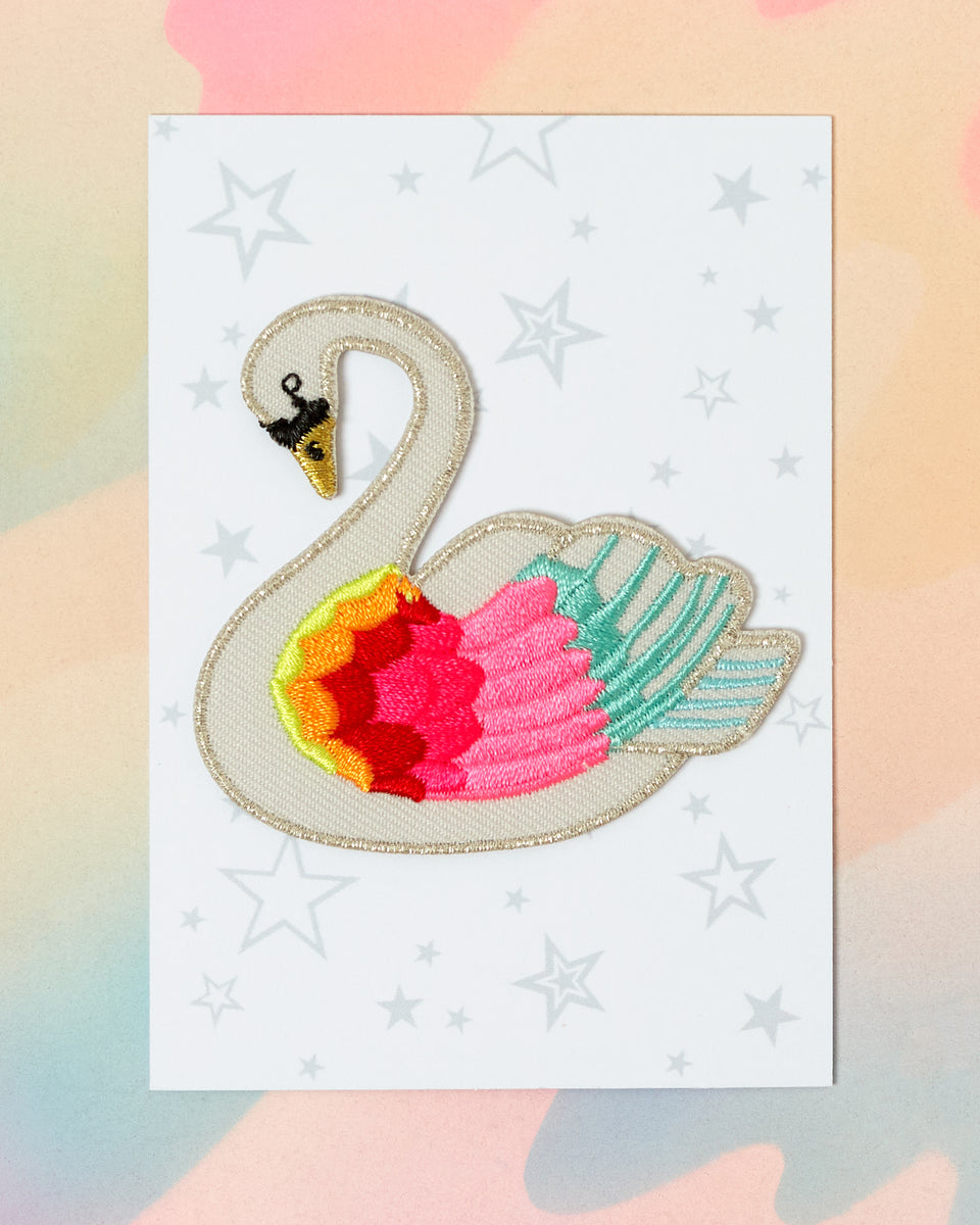 Rainbow Swan Patch – Crush