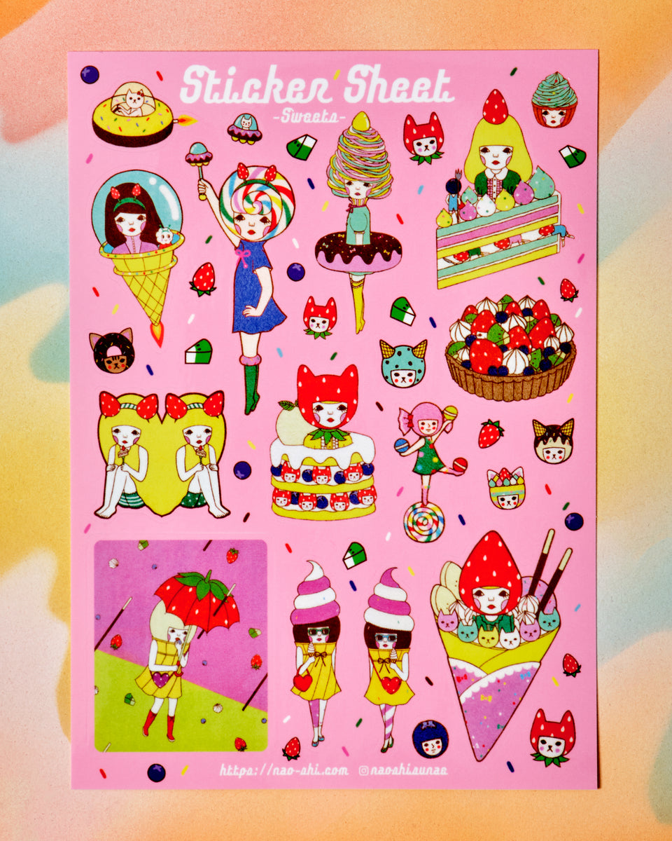 Sweets Sticker Sheet – Crush