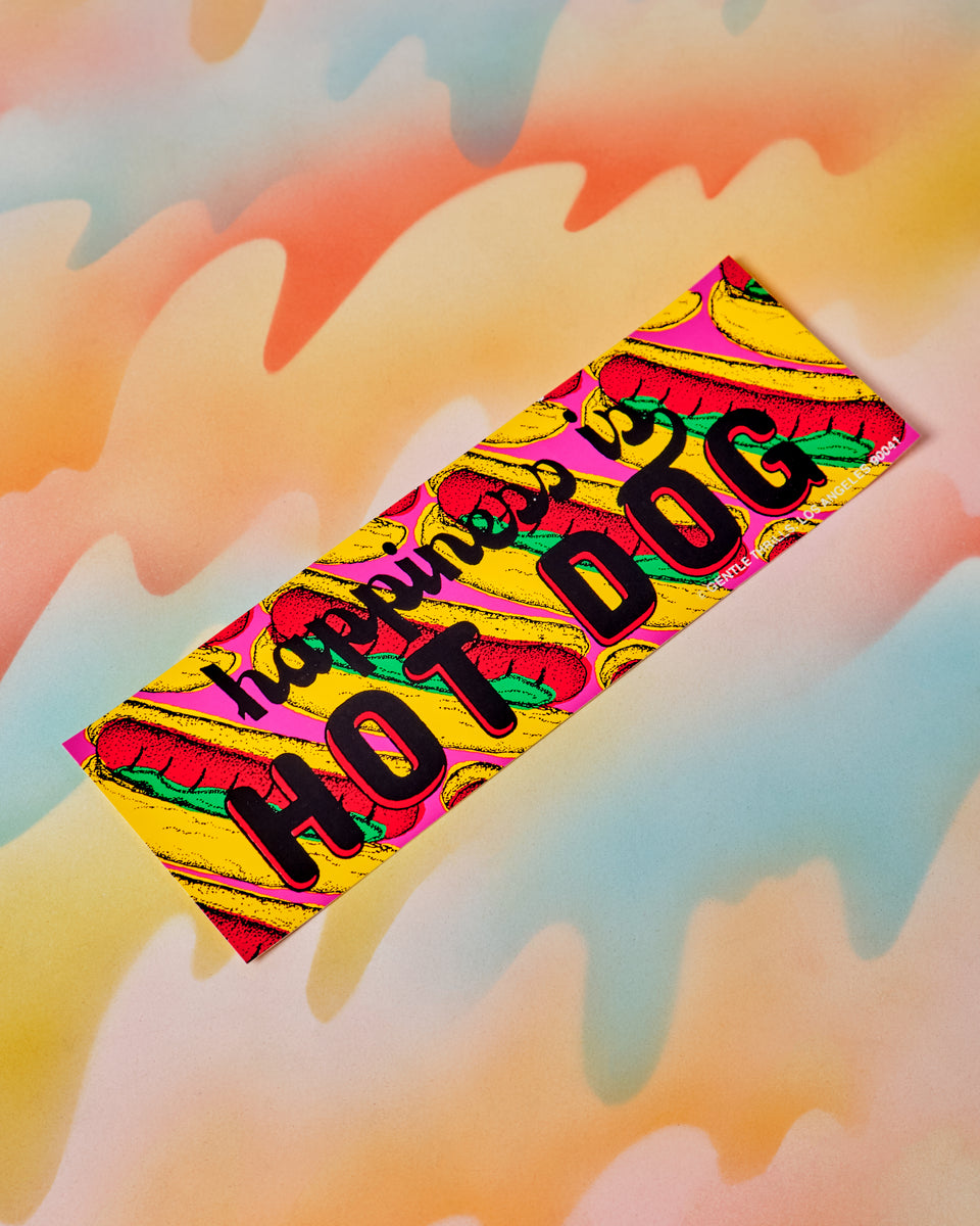 Hot Dog Bumper Sticker – Crush