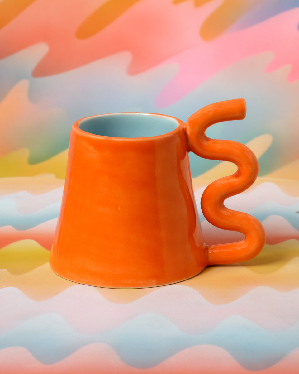 Squiggle Mug - Persimmon – Crush