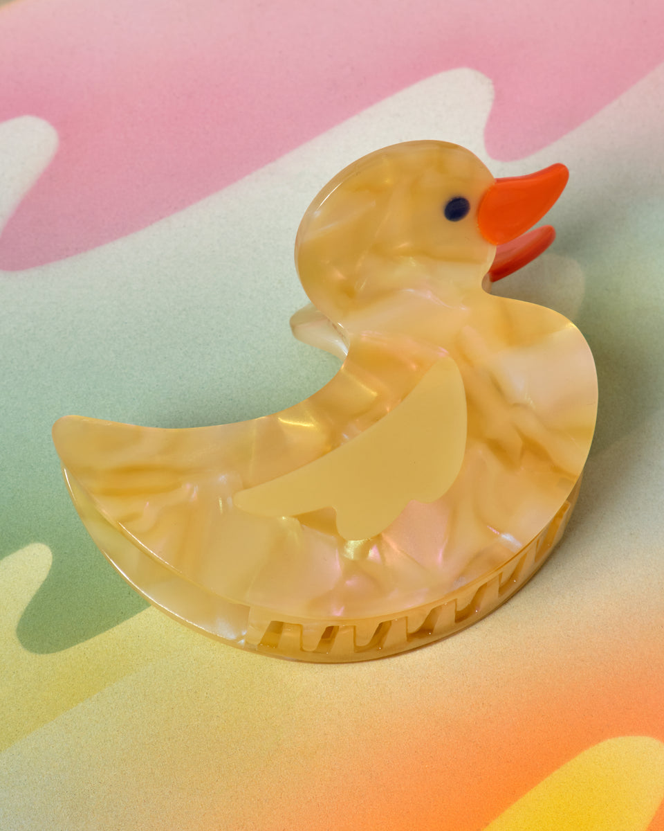 Rubber Ducky Hair Claw – Crush