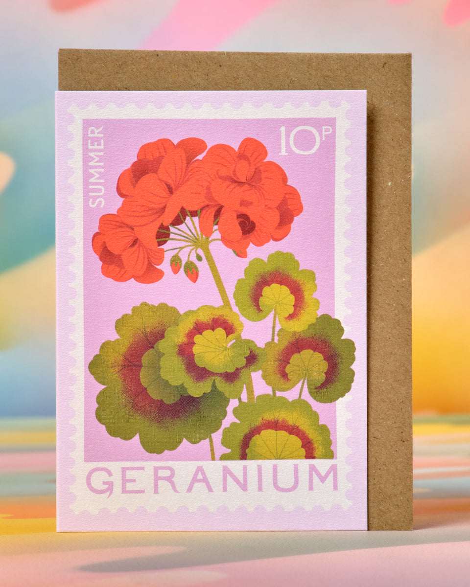 Geranium Mini Card – Crush