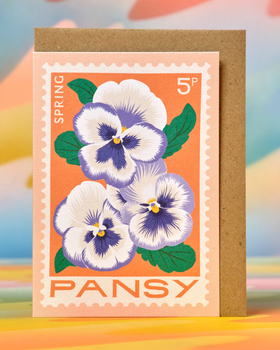 Pansy Mini Card – Crush