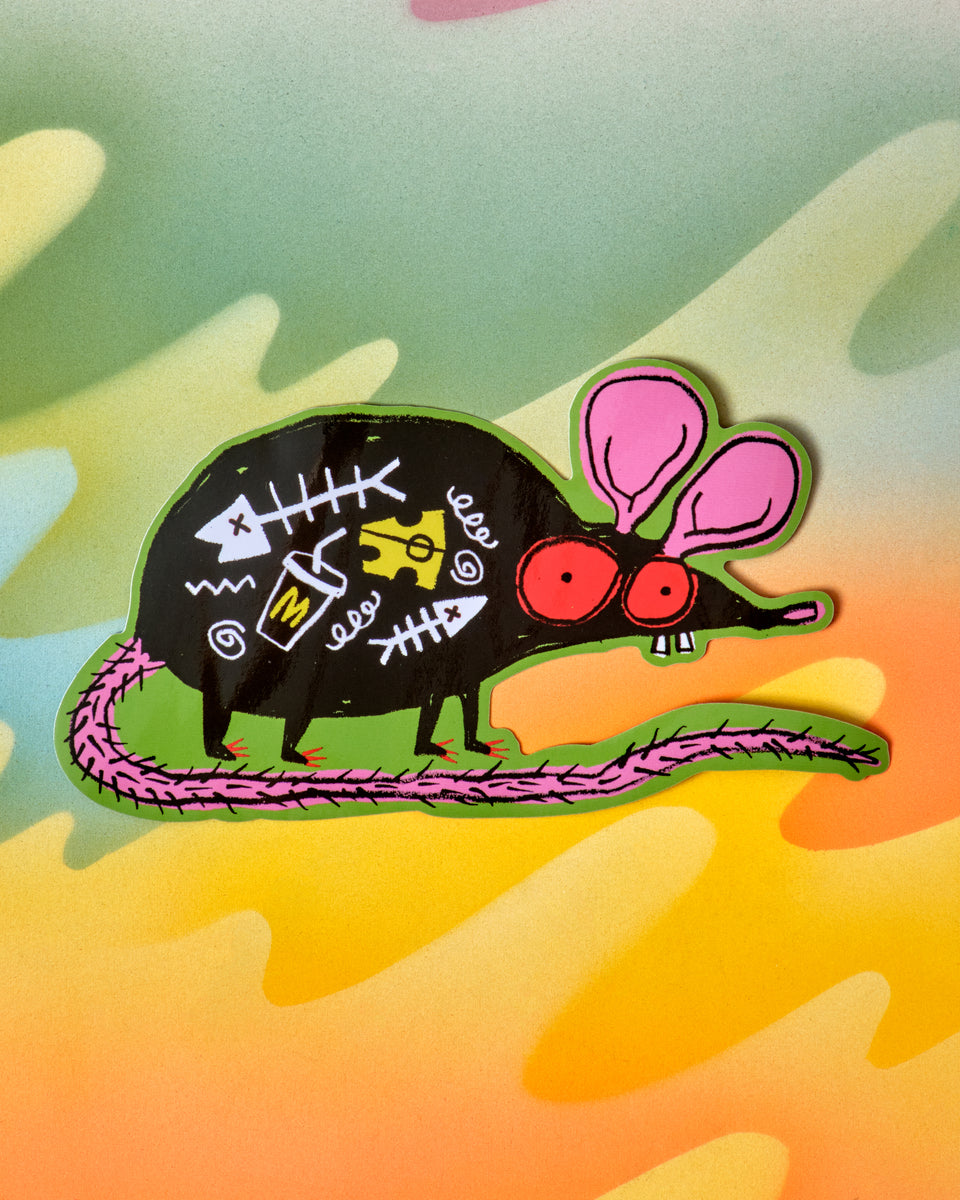 Garbage Rat Sticker – Crush