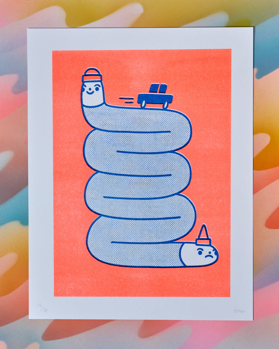 Early Bird Riso Print – Crush