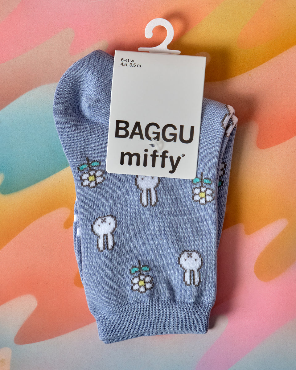 Miffy Blue Crew Sock – Crush
