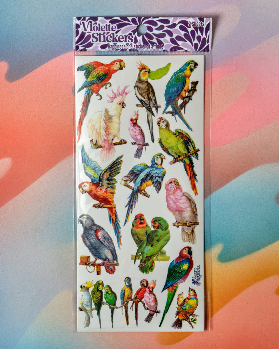 Birds of Paradise Stickers – Crush