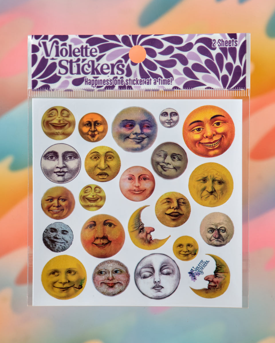 Moon Face Stickers – Crush