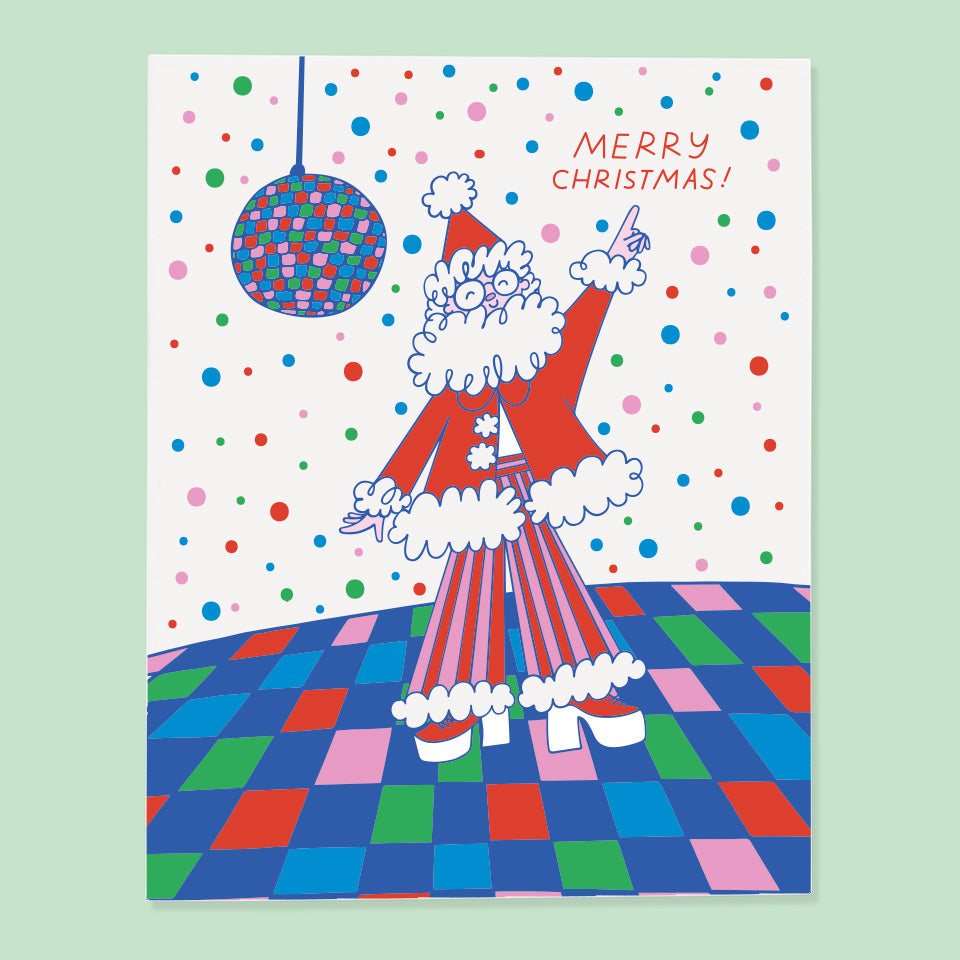 Disco Santa Card – Crush