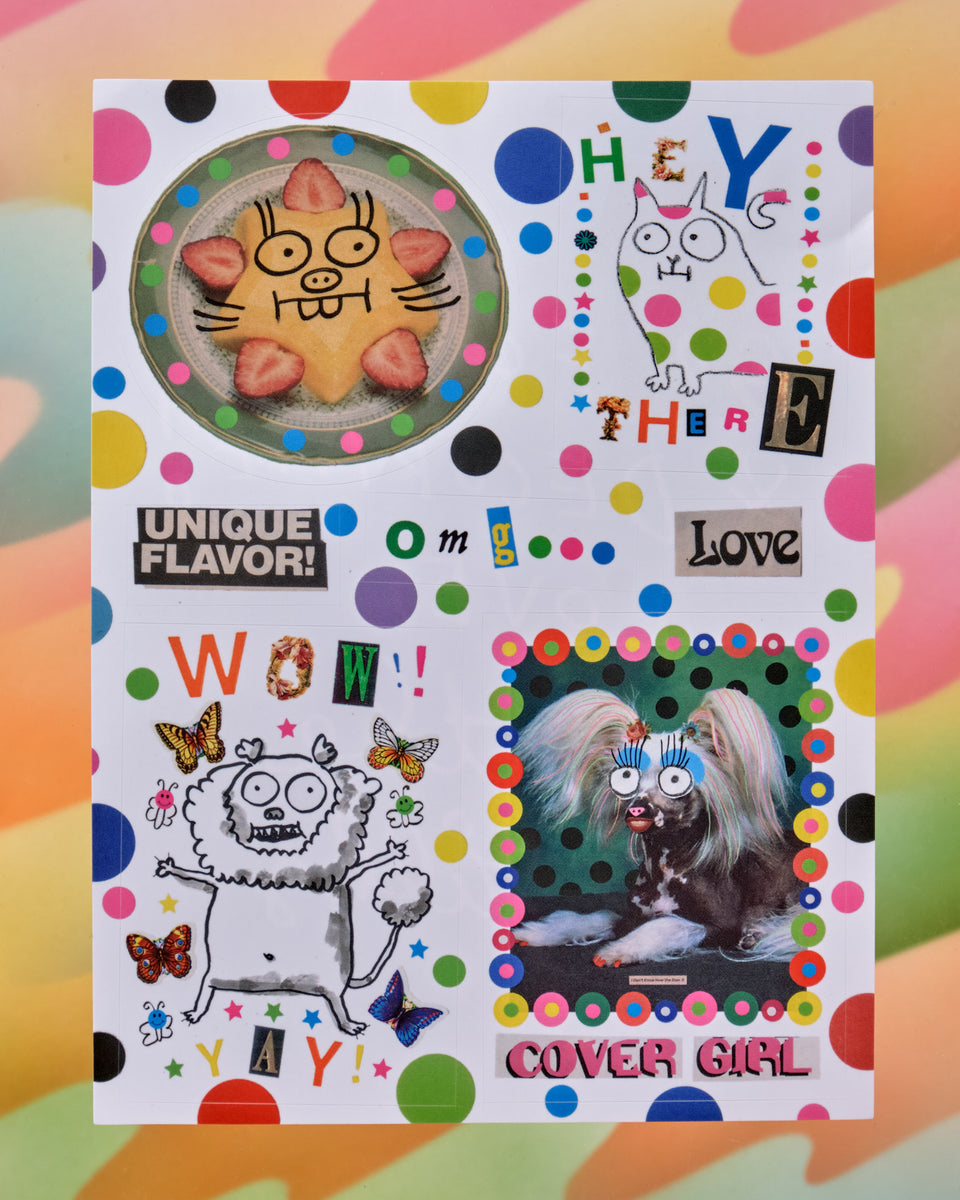 Collage Sticker Sheet – Crush