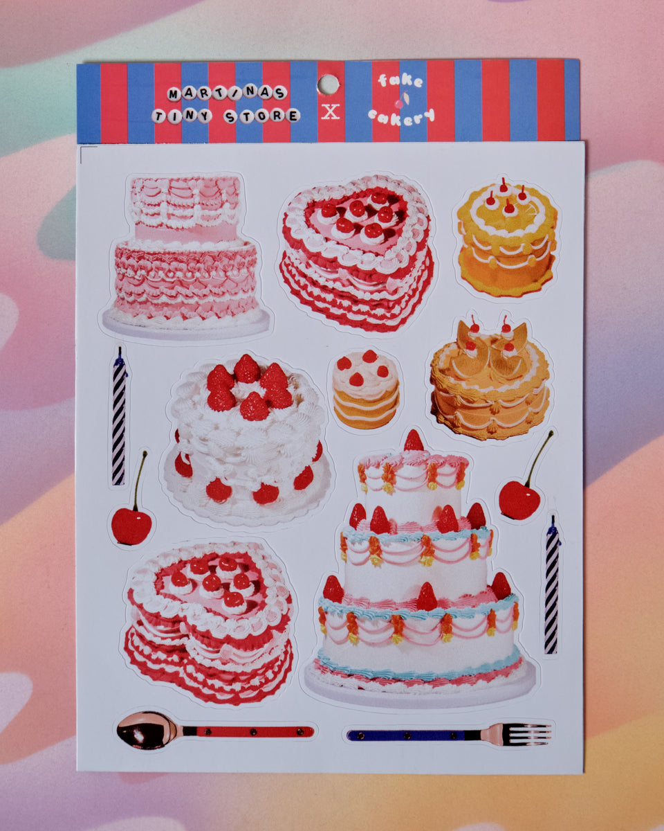 Fake Cakery Stickers – Crush