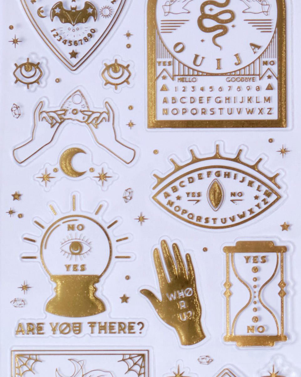 Golden Ouija Stickers – Crush