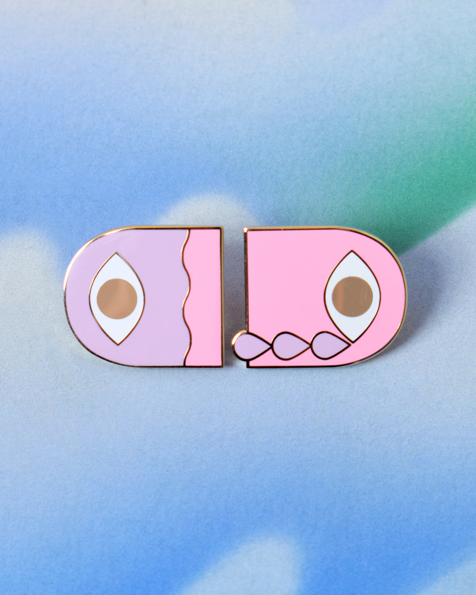 Crying Enamel Pin Set – Crush