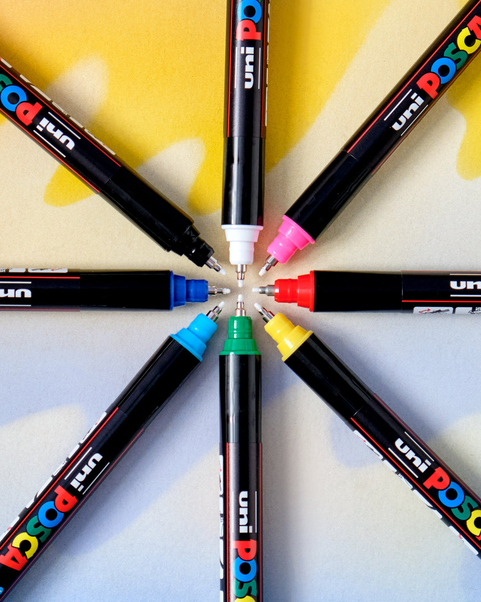Posca 1MR Paint Marker Set of 8 – Crush