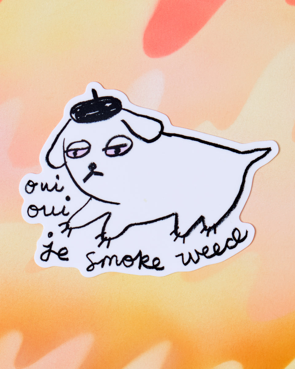 Weed Dog Sticker - Jumbo – Crush