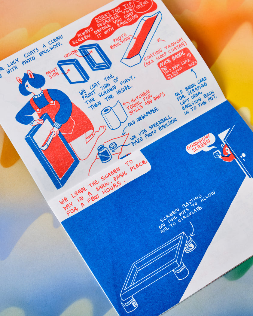 An Illustrated Guide to Screen Printing Book – Crush