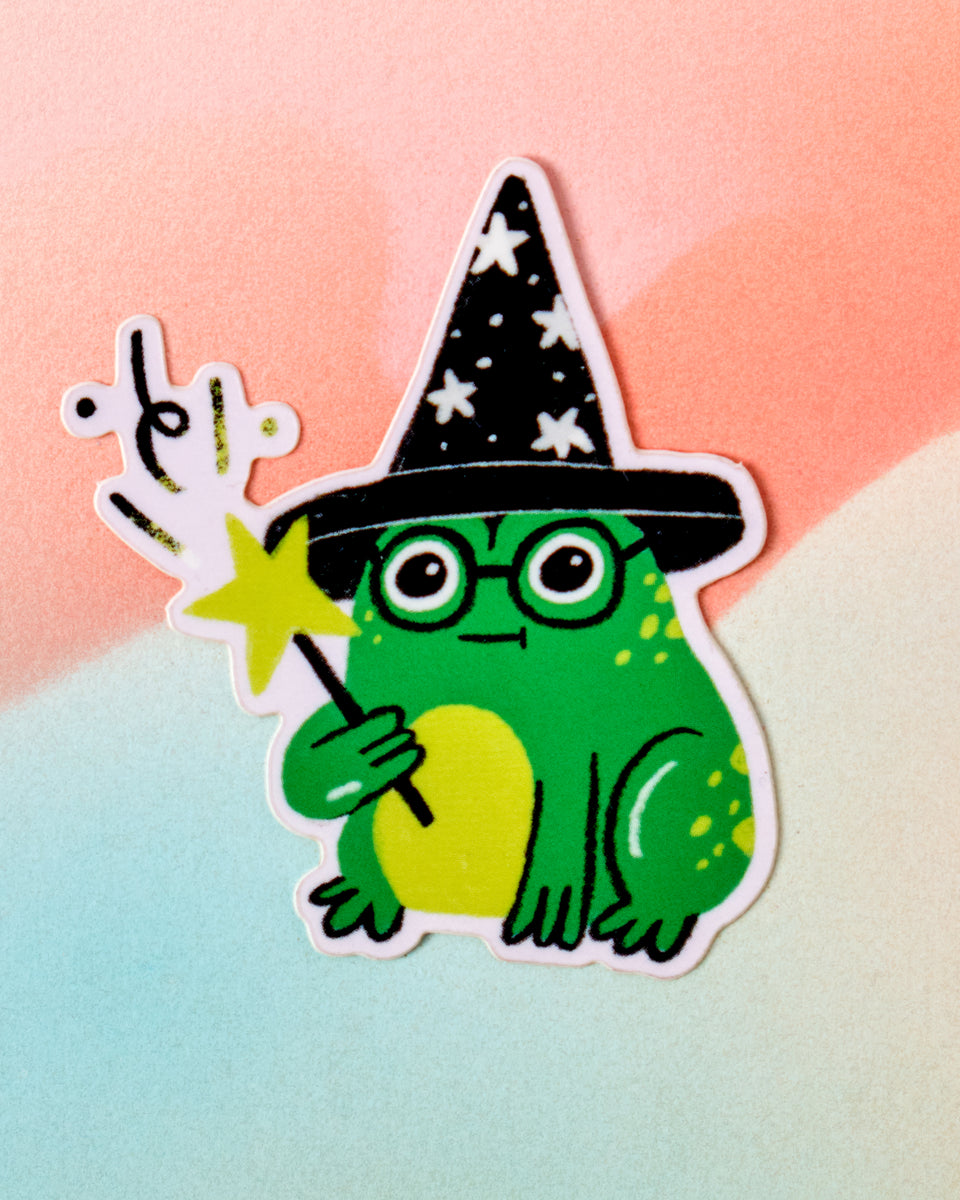 Wizard Frog Sticker – Crush