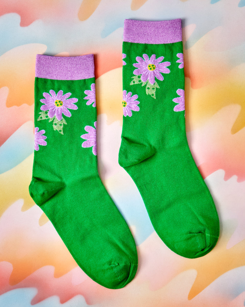 Flowers Socks – Crush