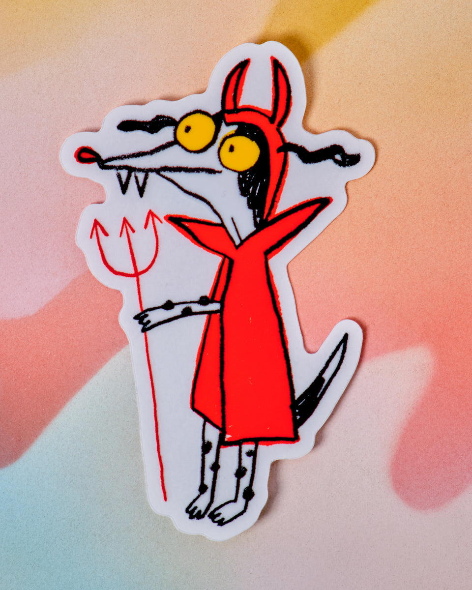 Cow Devil Sticker – Crush