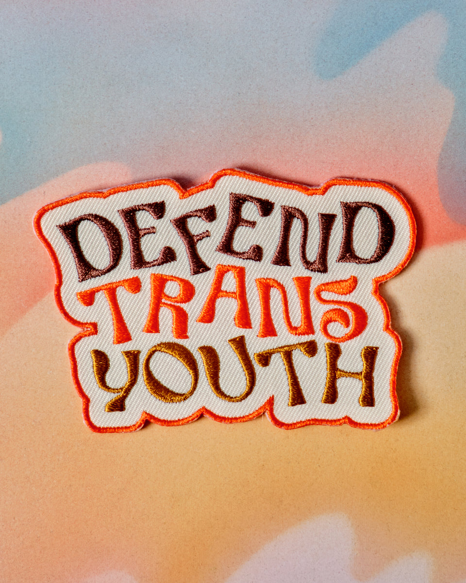 Defend Trans Youth Patch – Crush