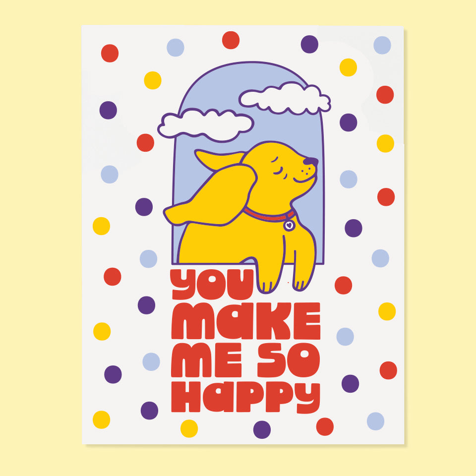 Happy Dog Card – Crush