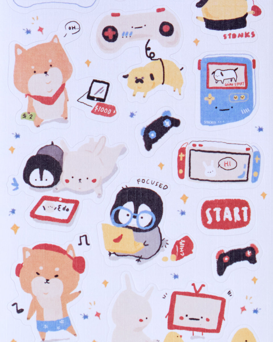 Furry Gamers Stickers – Crush