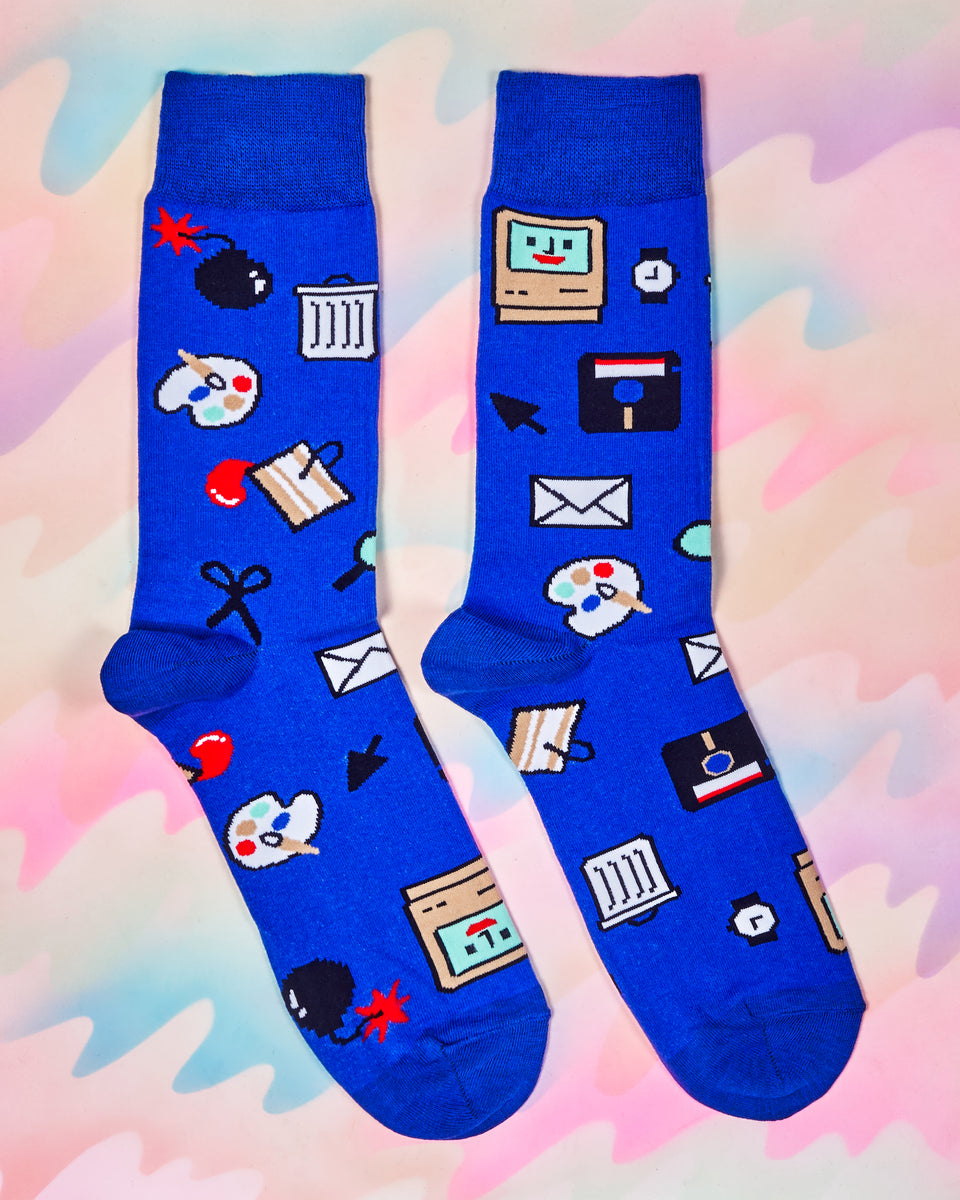 Computer Nerd Socks – Crush