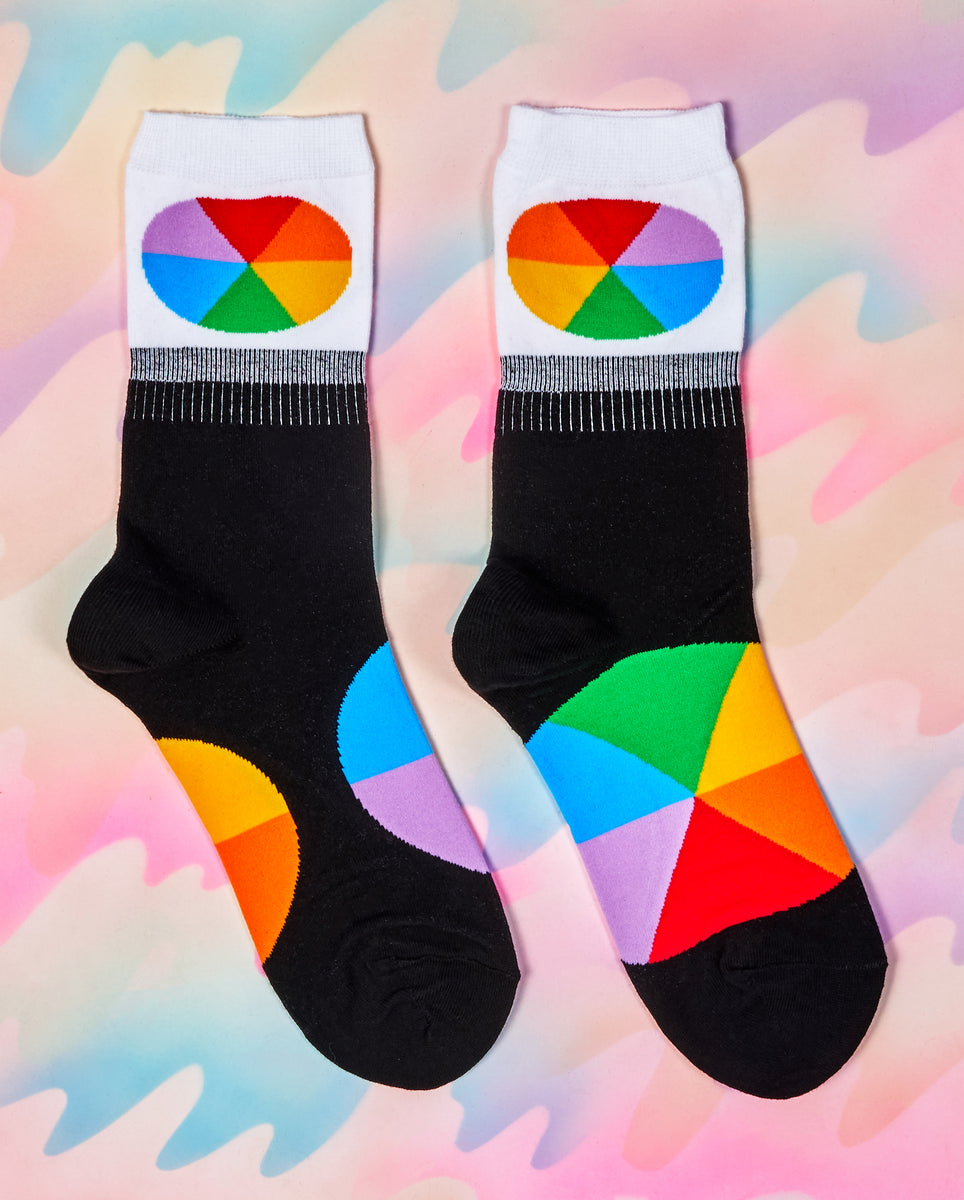 Color Wheel Socks - Small – Crush
